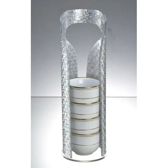 ACRYLIC CAWA CUP HOLDER SILVER